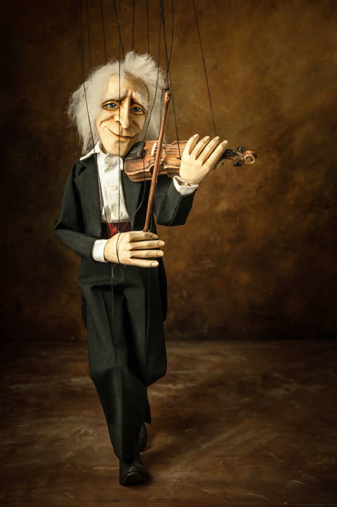 Buy Violinist Wooden Marionette | MN012 | Gallery Czech Puppets ...